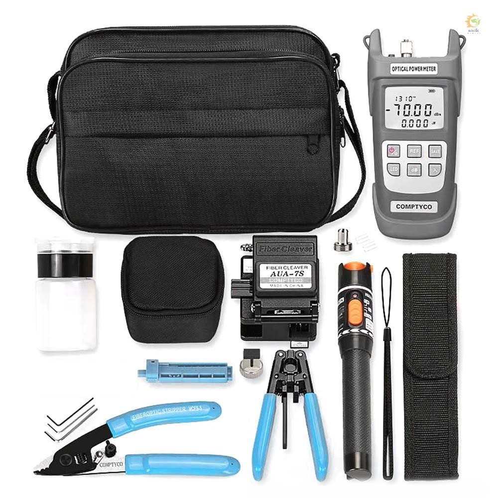 Mini3)FTTH Fiber Optic Cold Shut Tool Kit Multifunctional Fiber Splicer ...