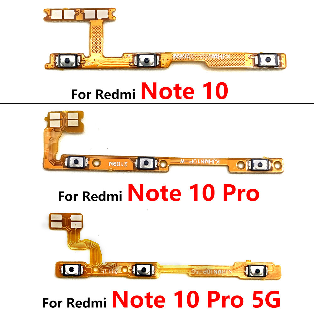 Power volume button For Redmi Note 10 9 9S 8 7 6 Pro 5A Power on / off ...
