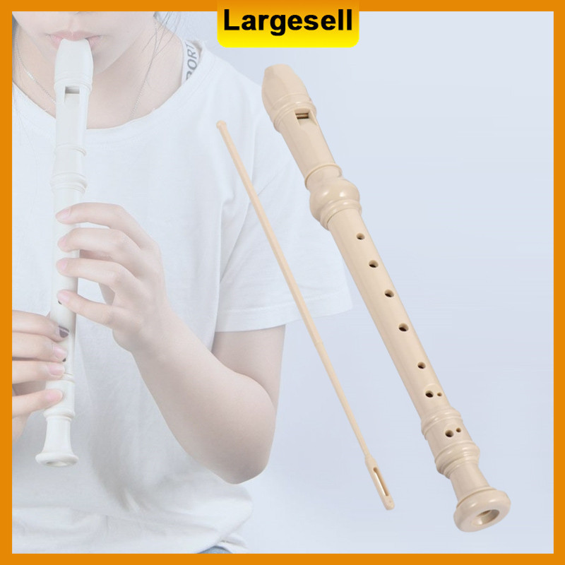 8 Hole Clarinet Plastic Flute Recorder Adults Kids Beginner Practice ...
