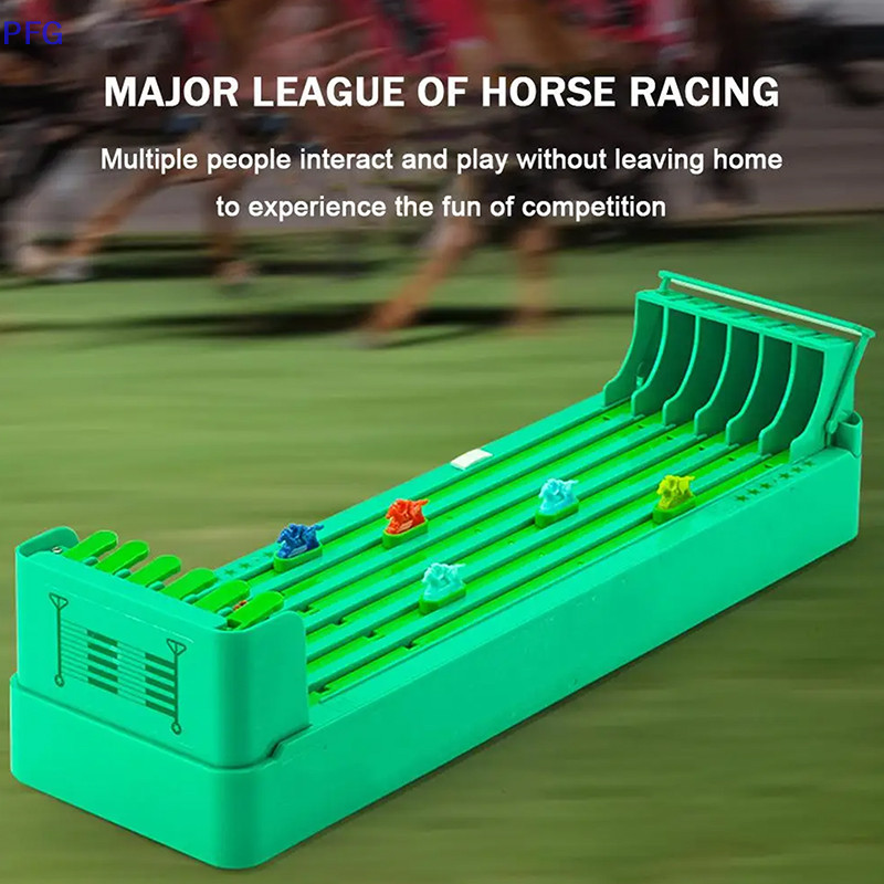 PFG Desktop Board Game Horse Racing With 6 Horses Activities Hand Eye ...