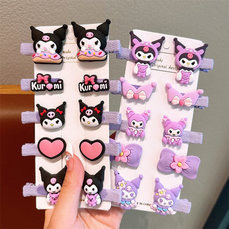 Kuromi Hair Clip Kid's Hair Clip Melody Girl's Duckbill Clip Baby's ...