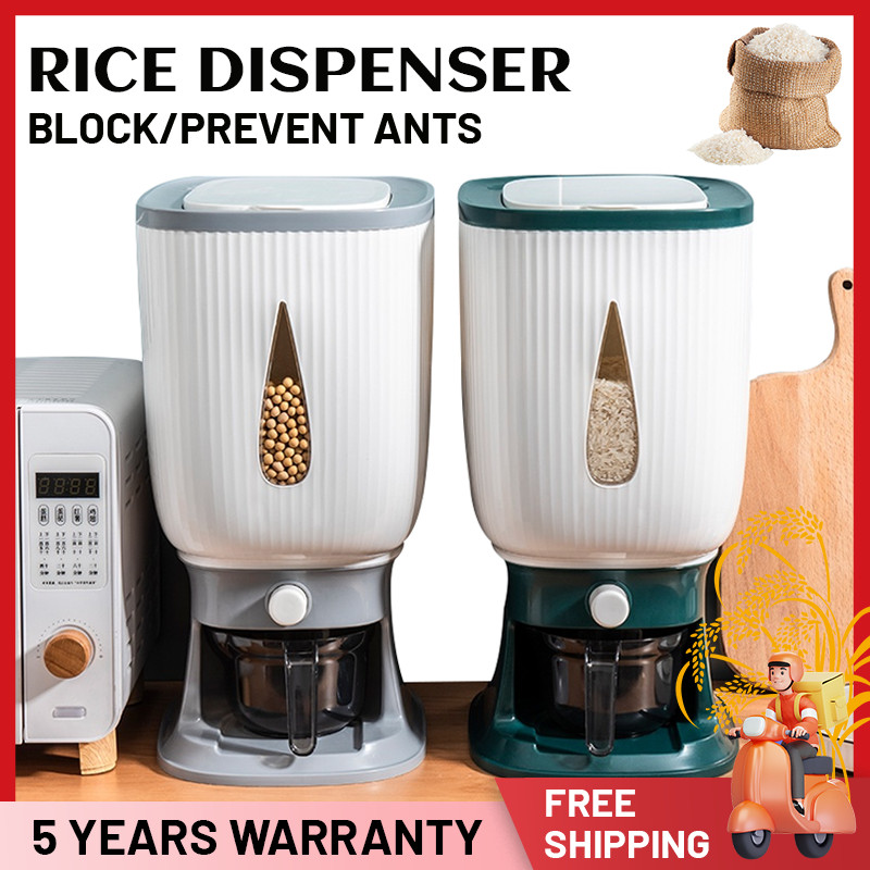 100% Original 12KG Automatic Rice Dispenser Moisture-proof Food Grade ...