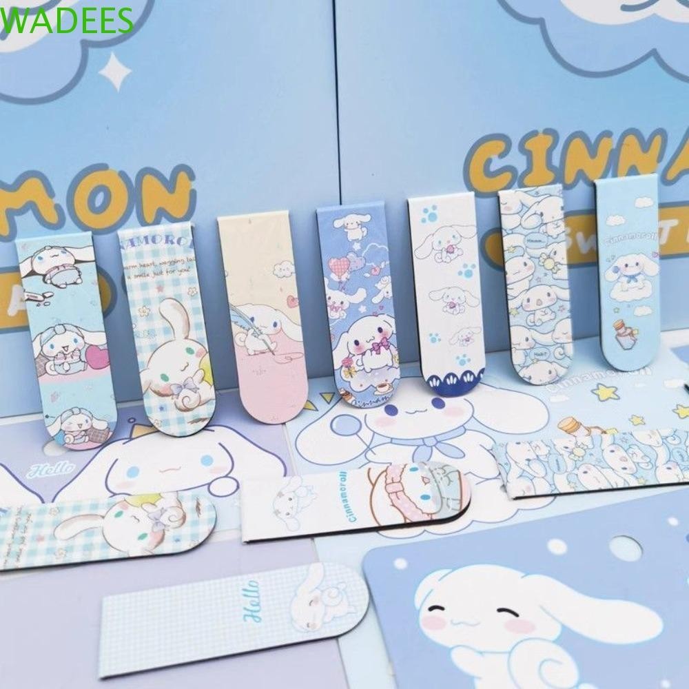 WADEES Magnetic Bookmark, Strawberry Bear Cinnamoroll Capybara Book ...