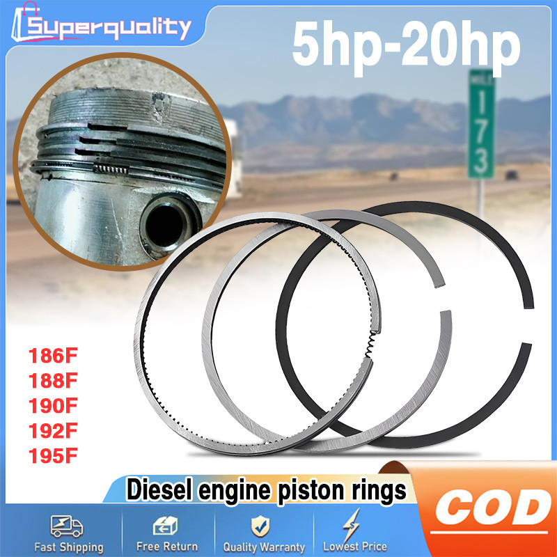 Piston Ring STD 170F 173F 178F 186F 186FA 188F 190F 192F 5hp-20hp Air ...