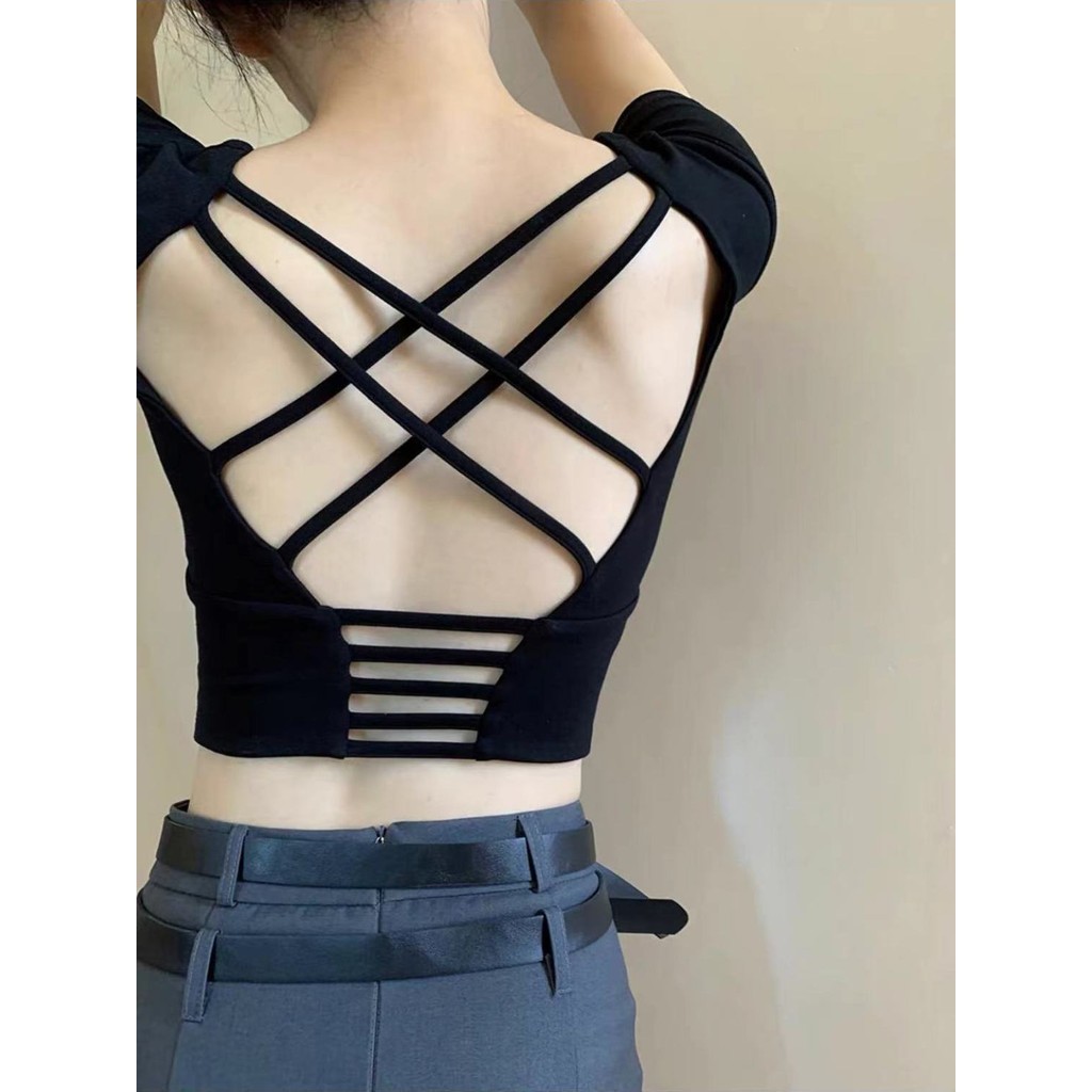 Top Backless Bra Comes with Outer Wear Inner Wear ShortTT-shirtinsWear ...