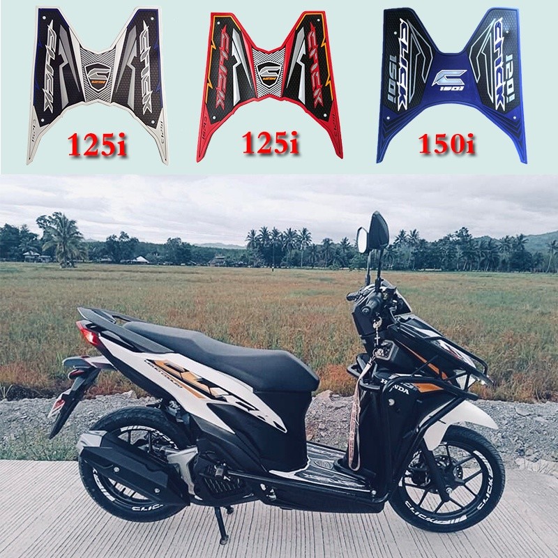 Honda click Matting foot For Honda Click 125i & 150i V1,V2,V3 Rubber ...