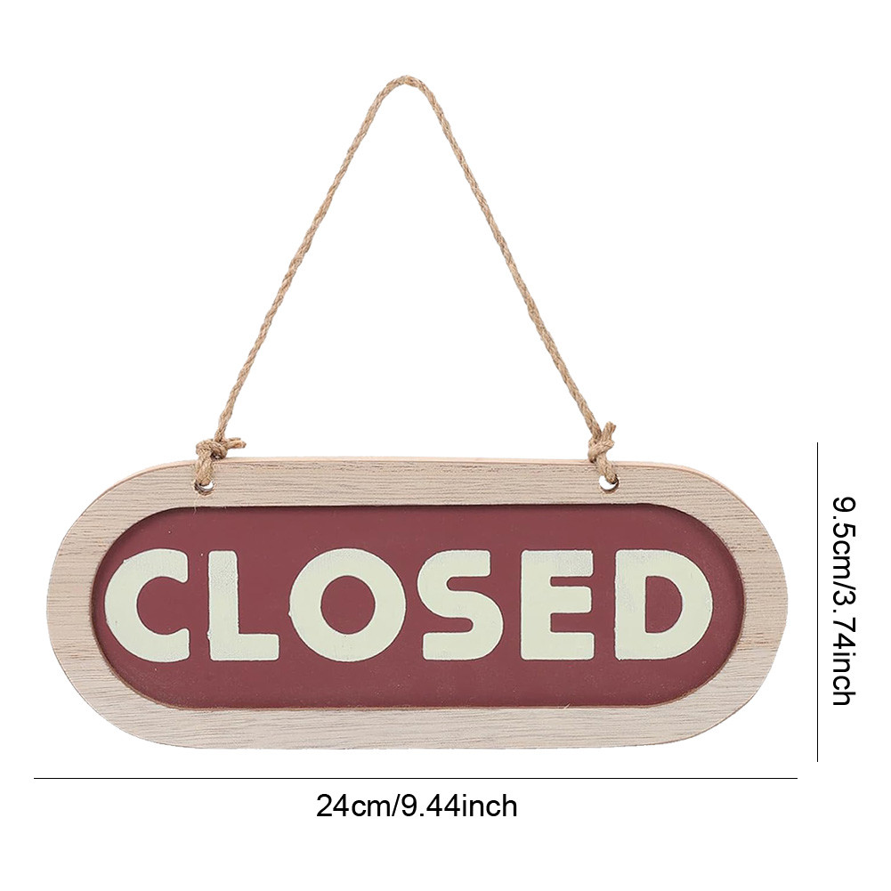 Store Closed Board Business Door Sign Open and Close Sign for Store ...