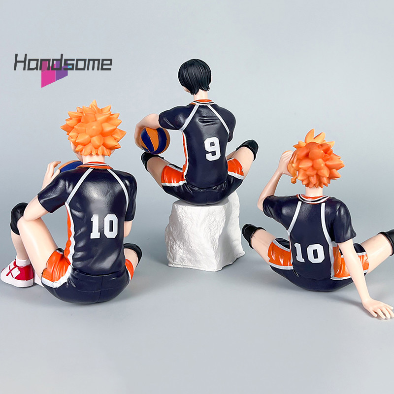 Handsome- Anime Haikyuu!! Shoyo Hinata Tobio Kageyama Action Figure Car ...
