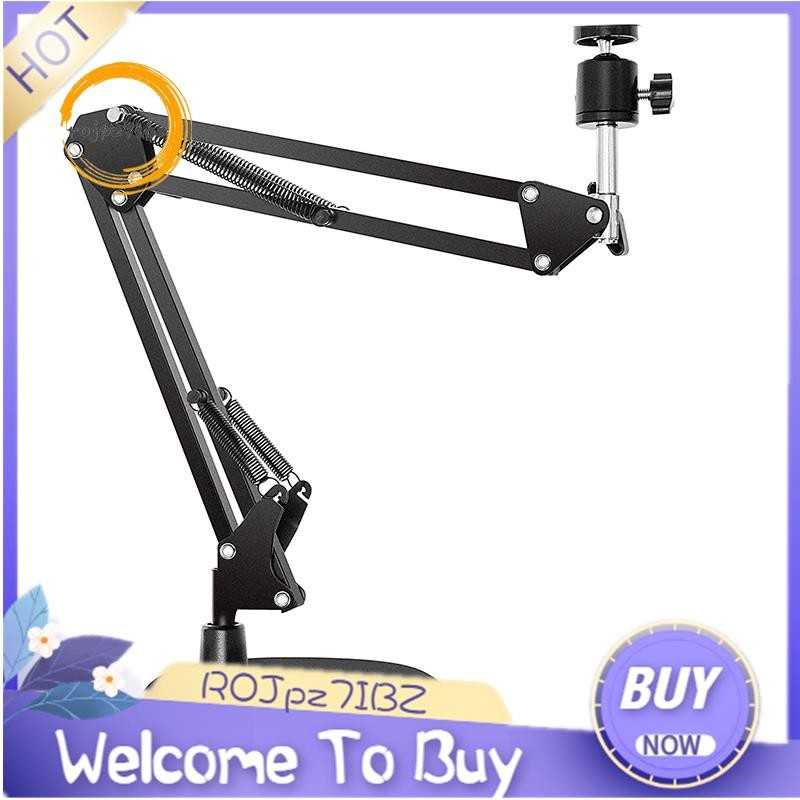 Webcam Stand for Desktop Suspension Boom Scissor Arm Stand with ...
