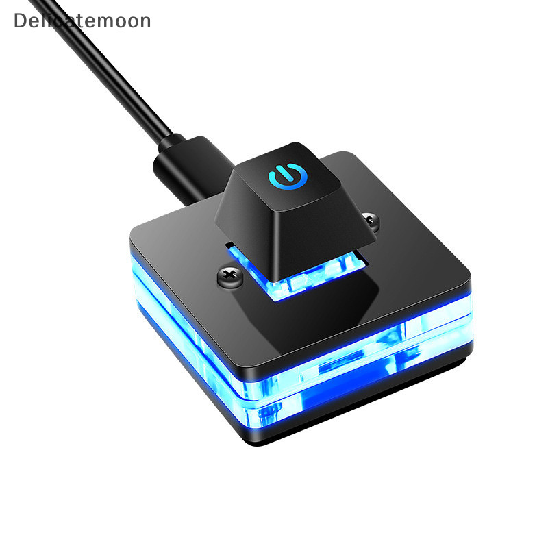 Delicatemoon Desktop Computer Switch For External Power Button 1.8M LED ...