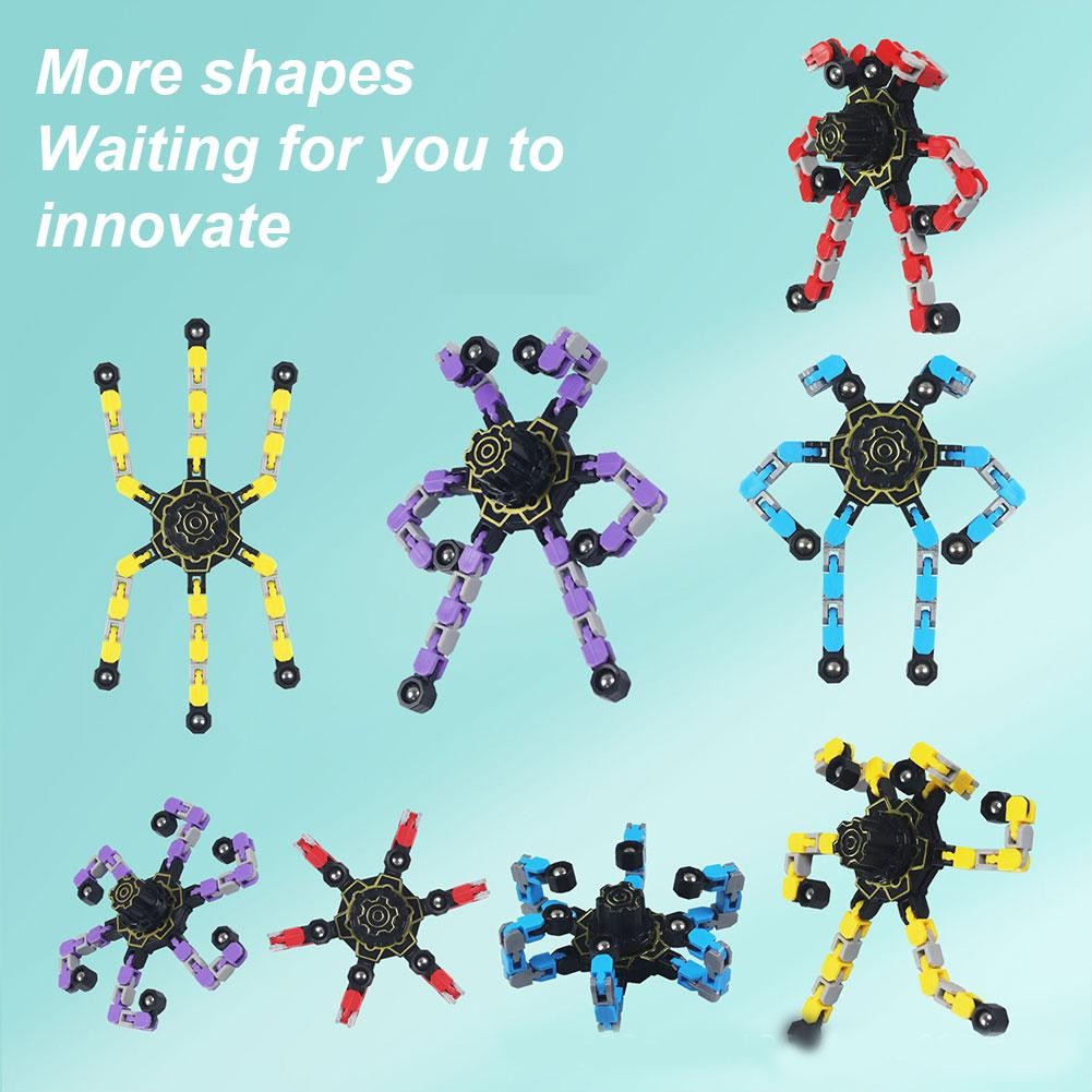 Finger Spinner Spinning Top Fidget Toy Stress Relief Toy Spinner ...