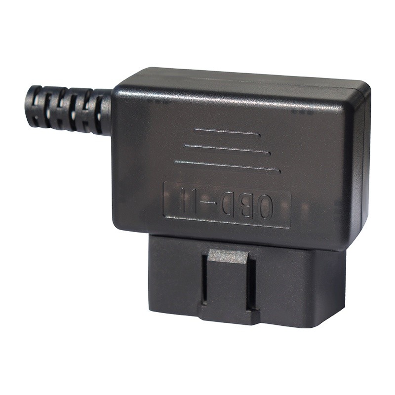 Car male connector OBD2 16-pin connector hidden buckle assembly shell ...
