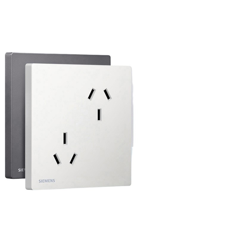 Siemens socket 86 10A double three-hole socket oblique six-hole ...