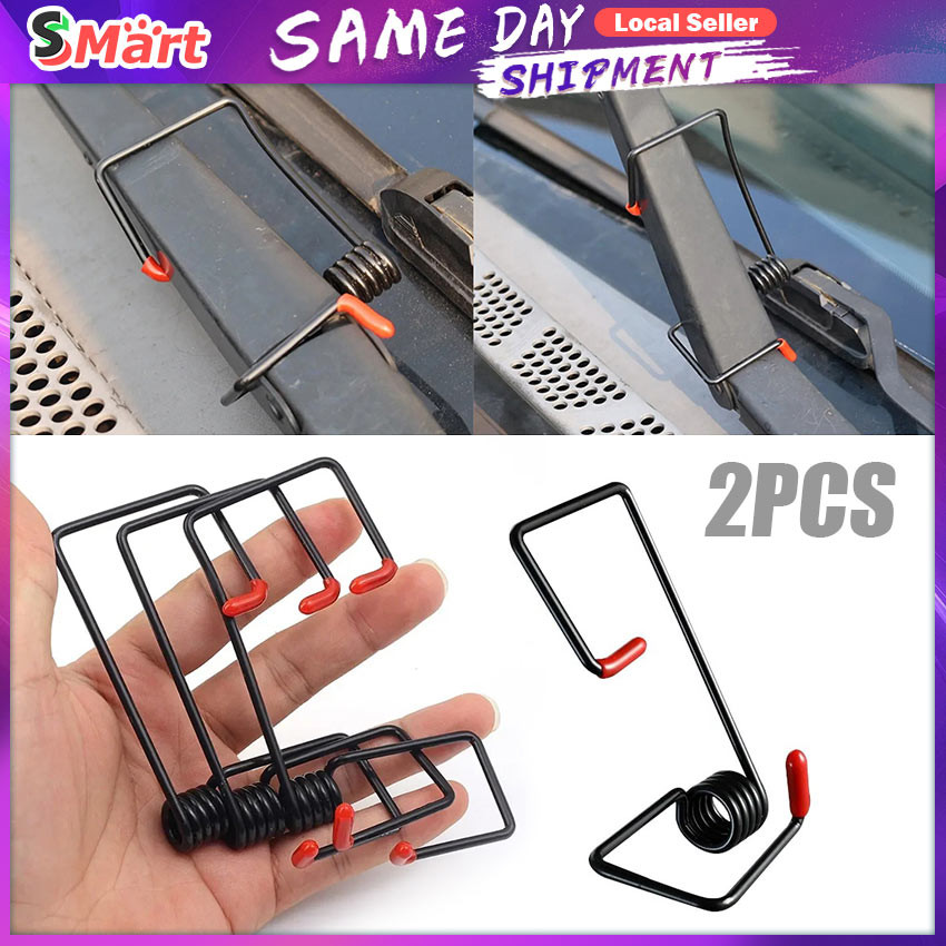 2PCS Car Wiper Booster Spring Universal Wiper Arms Alloy Windscreen ...