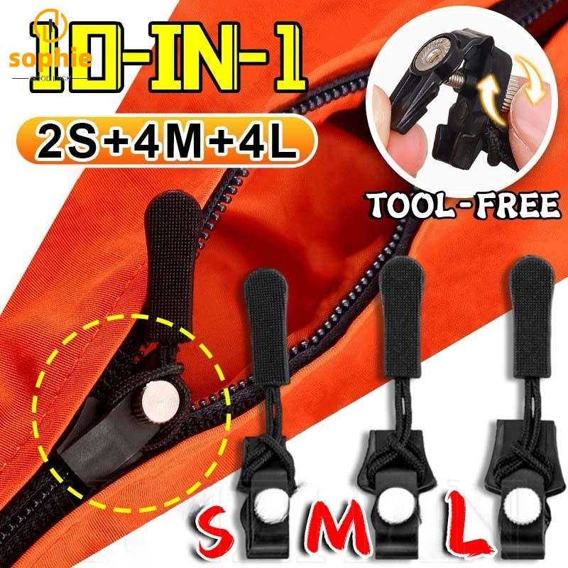 2/3/6/10Pcs Convenient Practical Instant Zipper Repair Kit- Universal ...