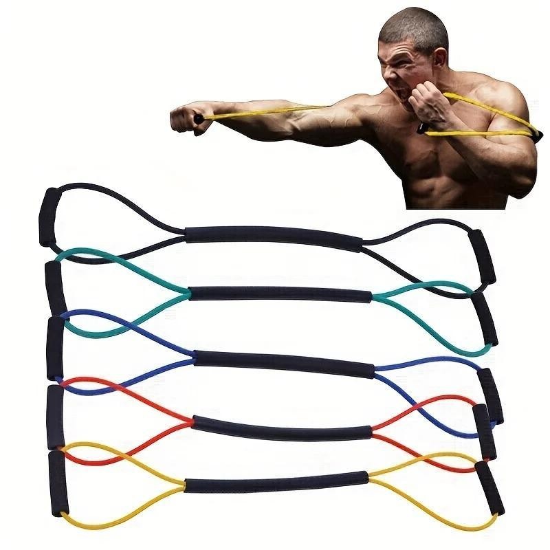 Fitness Puller Latex Boxing Resistance Band Exercise Auxiliary Elastic ...