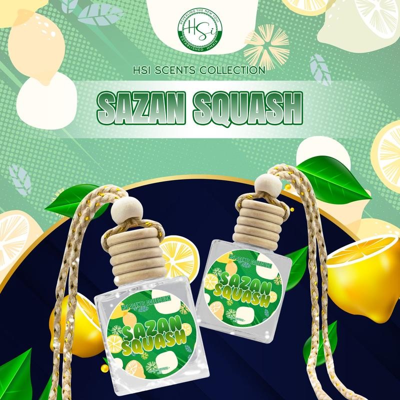 HSI Scents Collection Car & Room Hanging Diffuser Sazan Squash 10ML ...