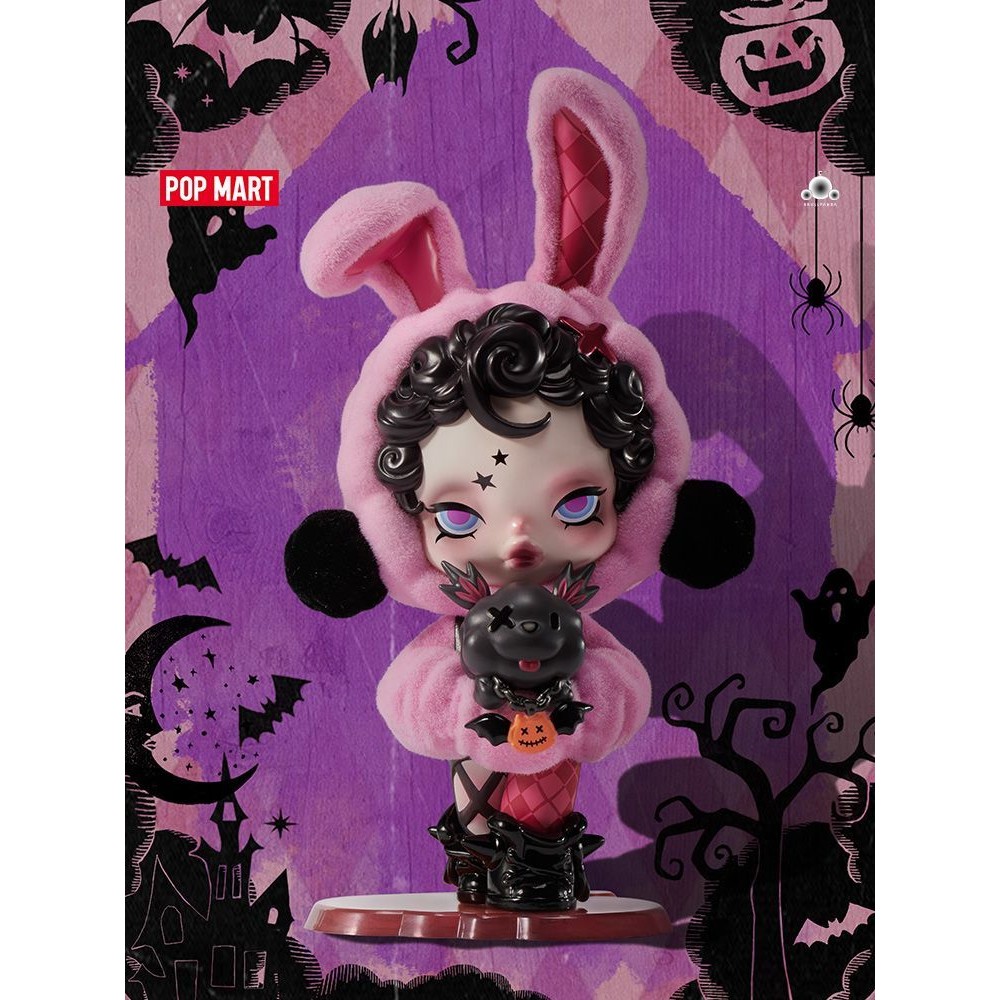 Popmart POPMART SKULLPANDA Halloween Visitor Figure Hanging Card ...