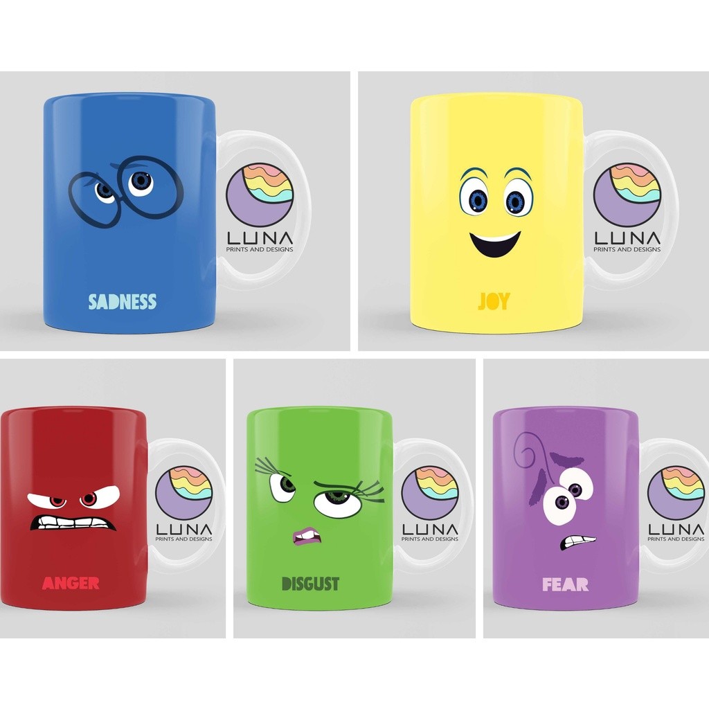 INSIDE OUT CARTOON CERAMIC MUG COLLECTION | Shopee Philippines