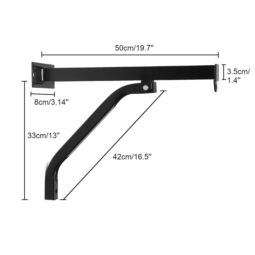 Heavy Duty Punch Bag Wall Bracket Steel Mount Hanging Wall Mount Boxing Bag Stand Boxing Frame ...