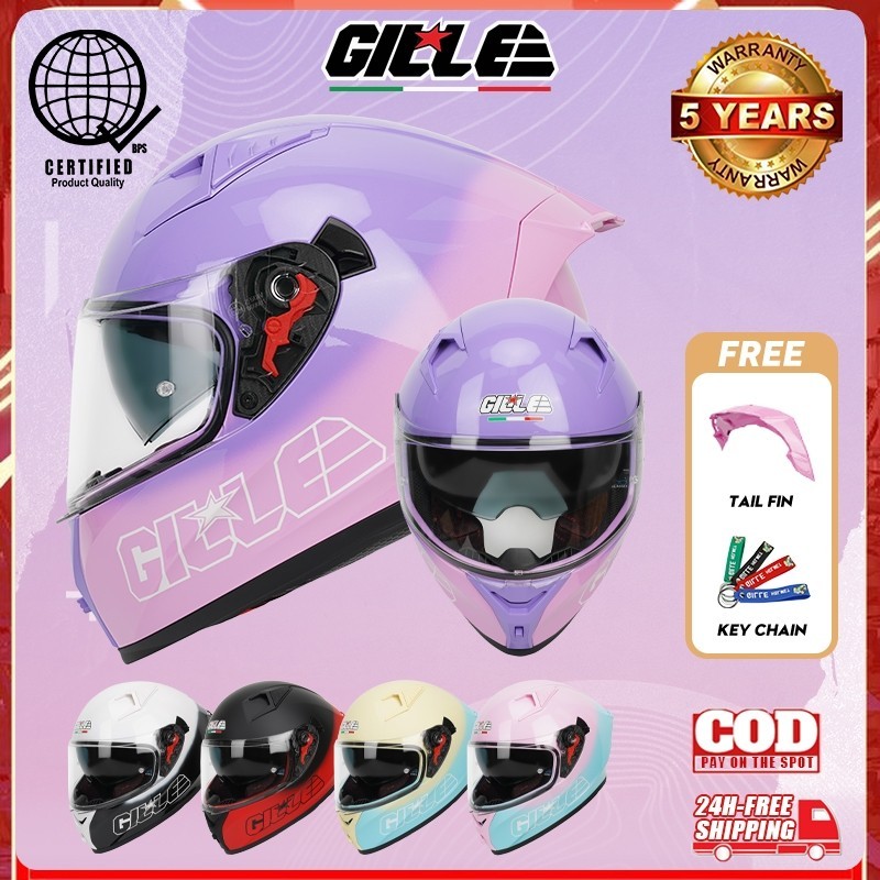 GILLE 135 GTS V1 Two Tone Helmet Full Face For Motorcycle Man Helmets ...
