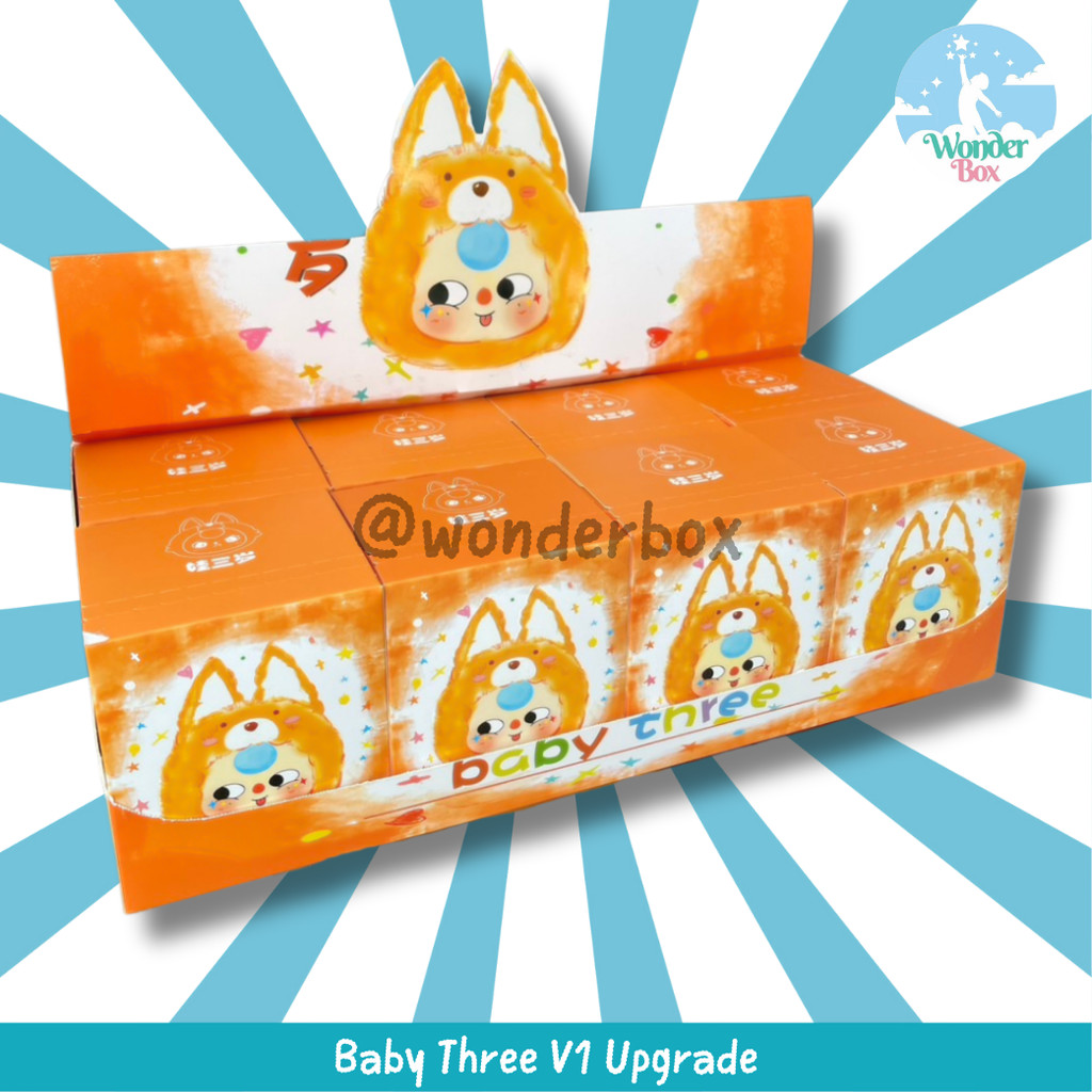 Keychain Dipping Box Baby Three V1 Upgraded Eyes To Win Secret | Shopee ...