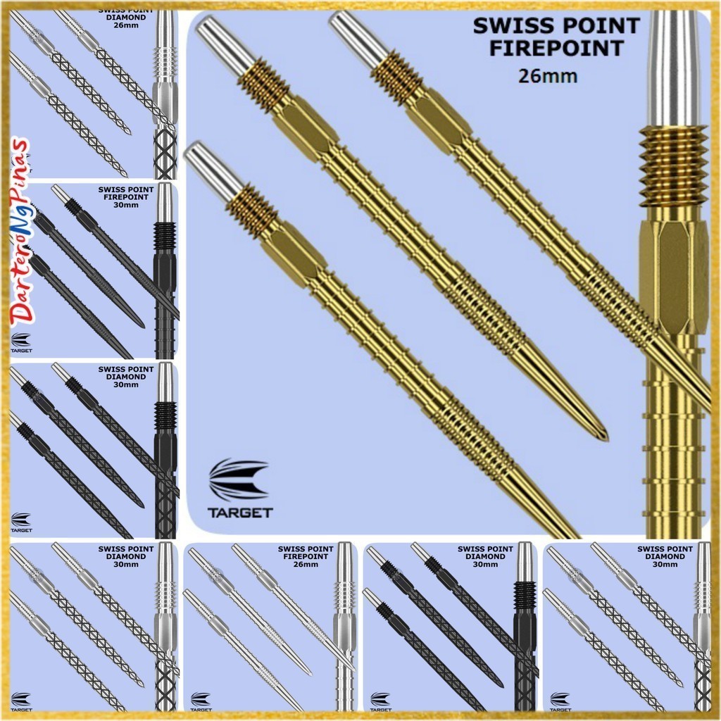 Darts Target Swiss Dart Point - for Swiss Darts DS DX Firepoint Diamond ...