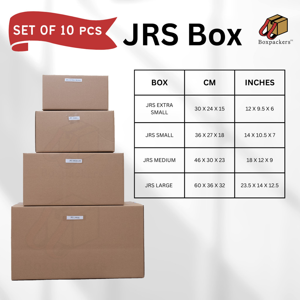 Corrugated Box Carton Karton Plain Box BOXPACKERS PH SET OF 10 JRS RSC XS EXTRA SMALL MEDIUM ...