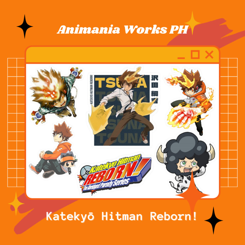 Anime Stickers / Katekyō Hitman Reborn! Sticker Collection / Laminated ...