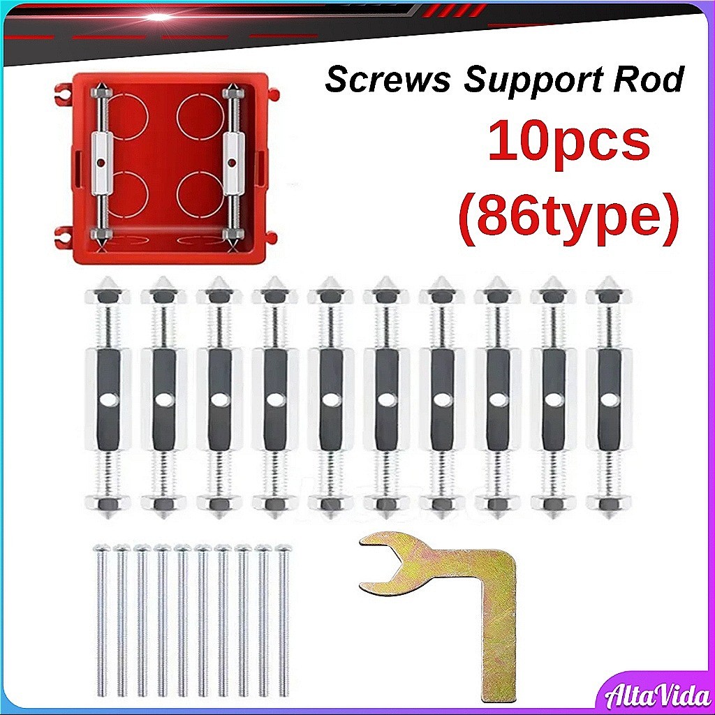 Alta 86Type Switch Socket Cassette Screws Support Rod Wall Mount Switch ...
