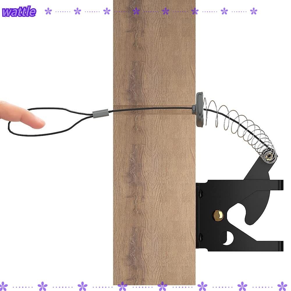WATTLE Gate Latch Automatic for Vinyl Gate Self Locking Heavy Duty ...
