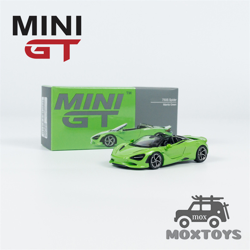 MINI GT 1:64 750S Spider Mantis Green LHD Diecast Model Car | Shopee ...