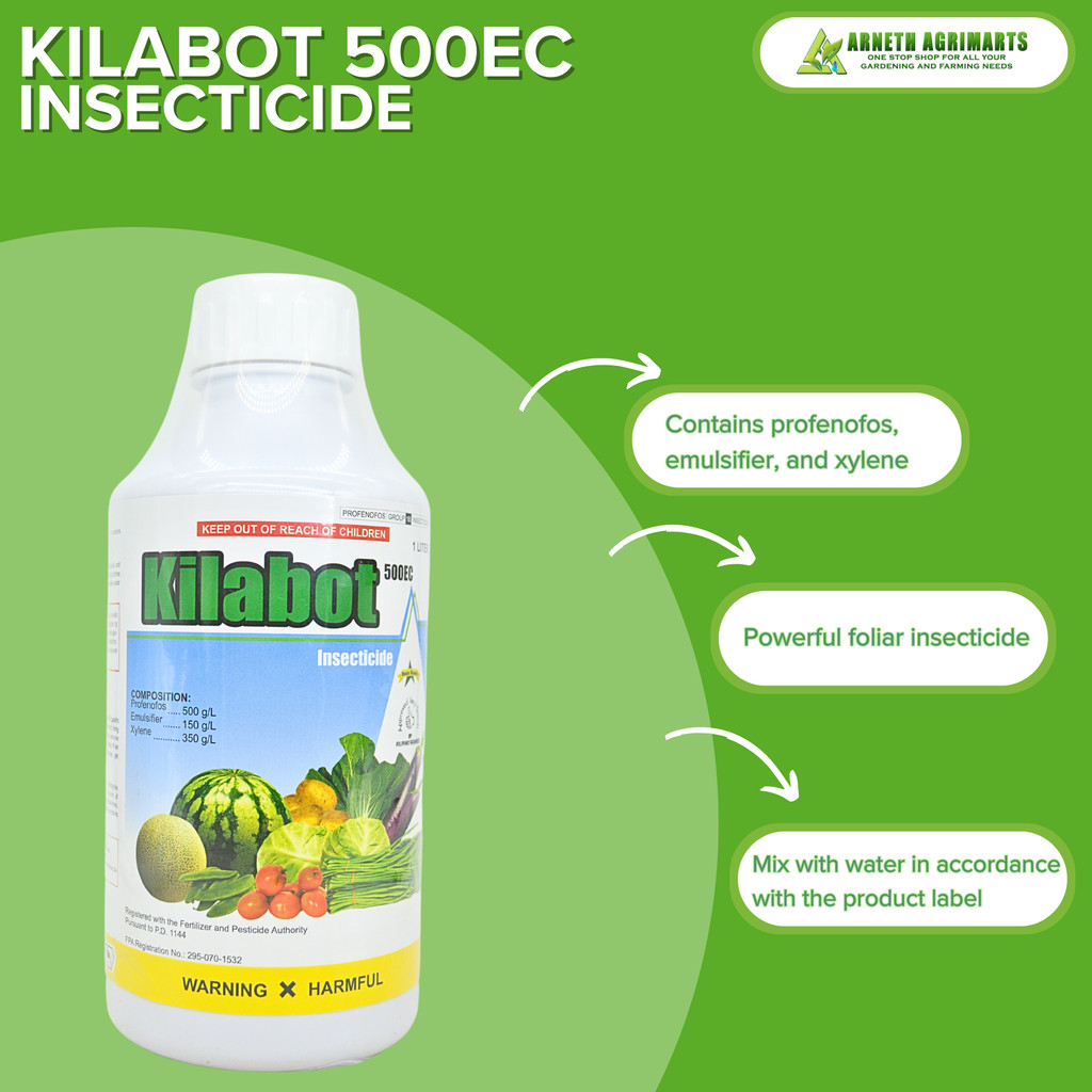 VANN HAWK KILABOT 500 EC PROFENOFOS INSECTICIDE | Shopee Philippines