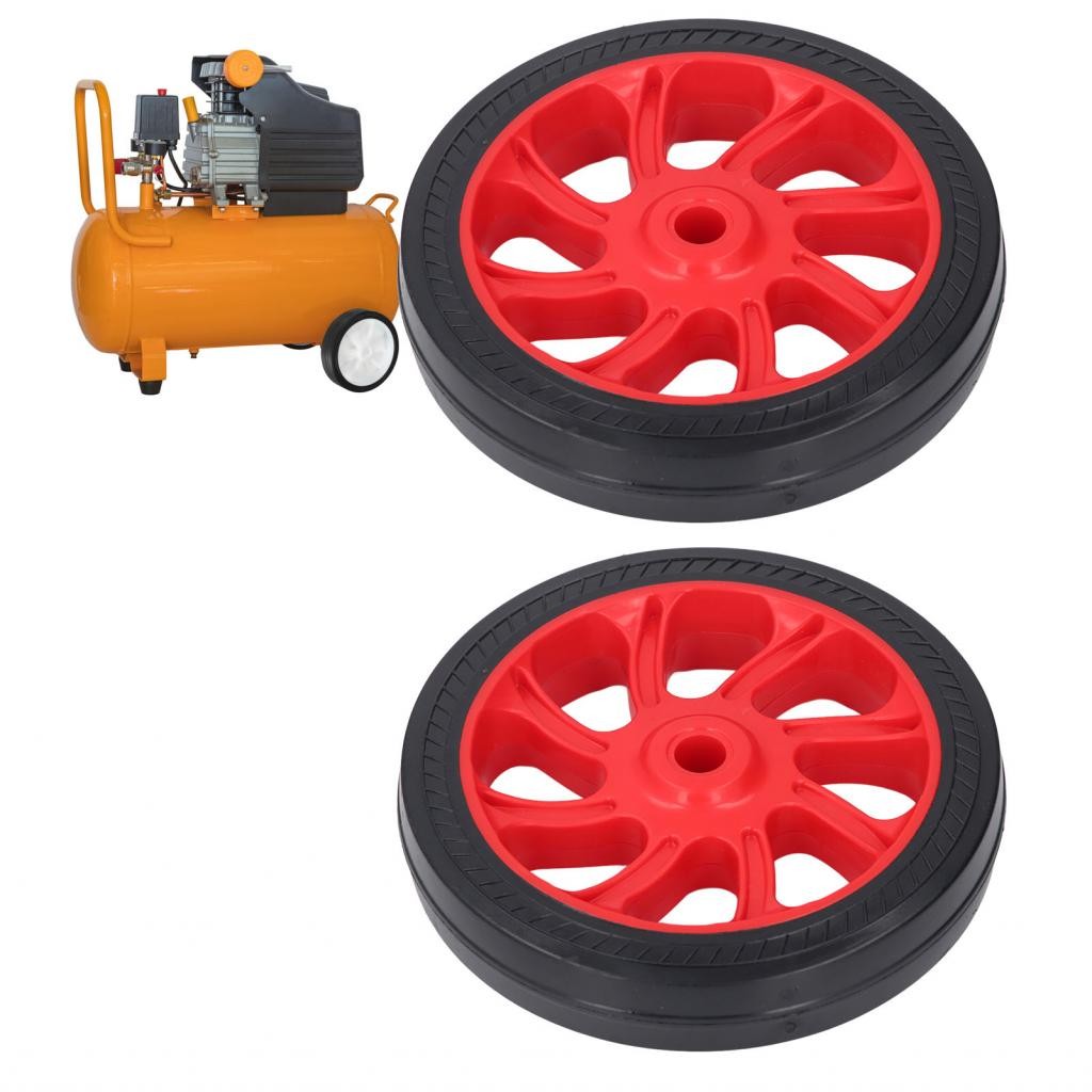Supergoodsales Air Compressor Wheels 2Pcs 6in Simple Assembly Plastic ...