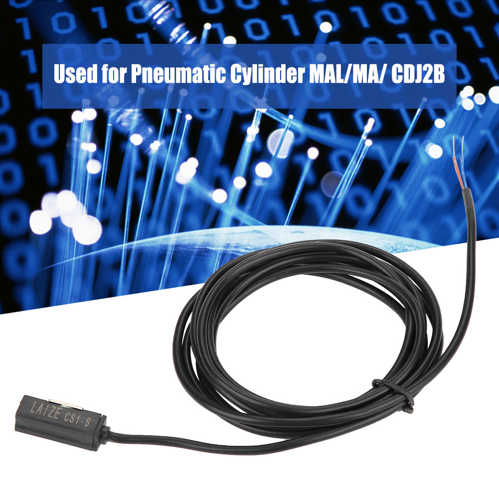 CS1 S Magnetic Pneumatic Cylinder Reed Switch Sensor DC AC 5V-240V ...