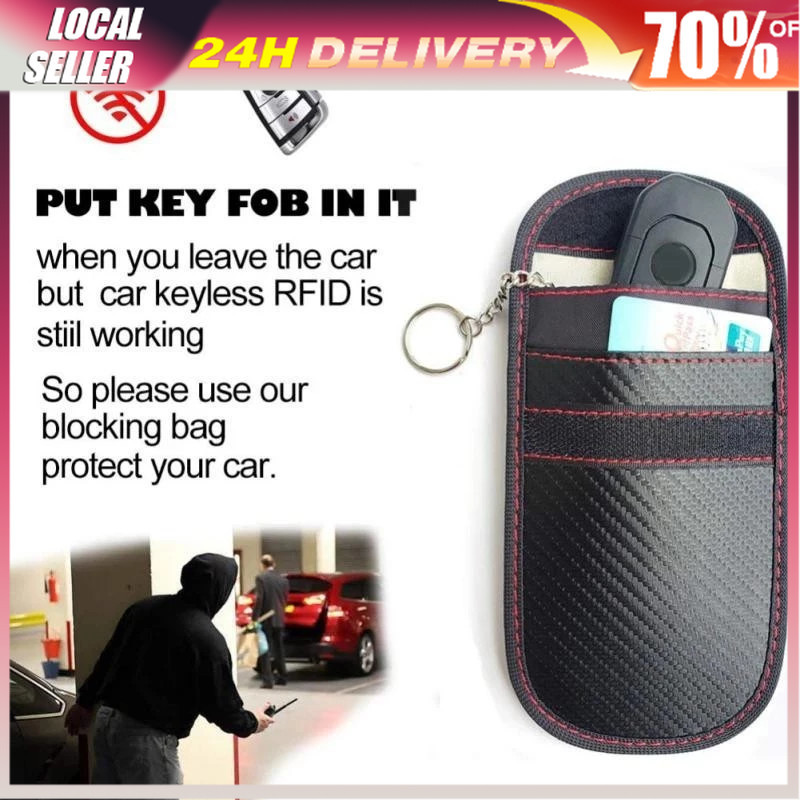 Signal Blocker Case RFID Shielding Key Credit Card Bags Organizer ...