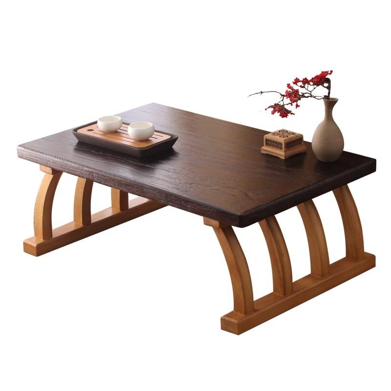9U Japanese Tatami Table Bay Window Small Coffee Table Solid Wood ...