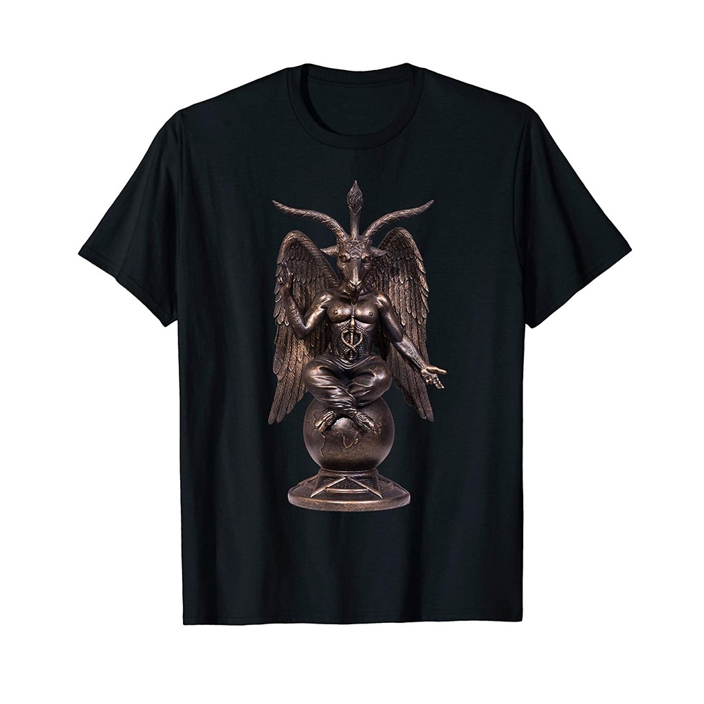 Church Of Satan Baphomet Temple Statue Lucifer T-Shirt | Shopee Philippines