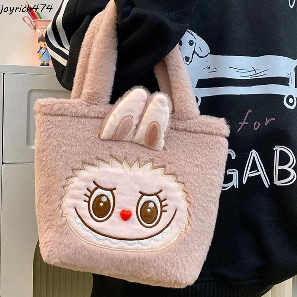 JOYRICH Labubu Plush Handbag, Korean Style Kawaii Cartoon Shoulder Bag ...