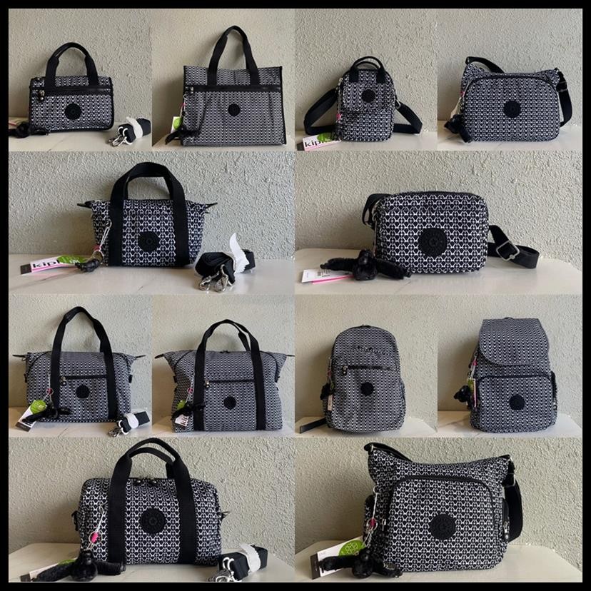 Kip Black White Printed Series Female Bag Messenger Bag Fashion ...