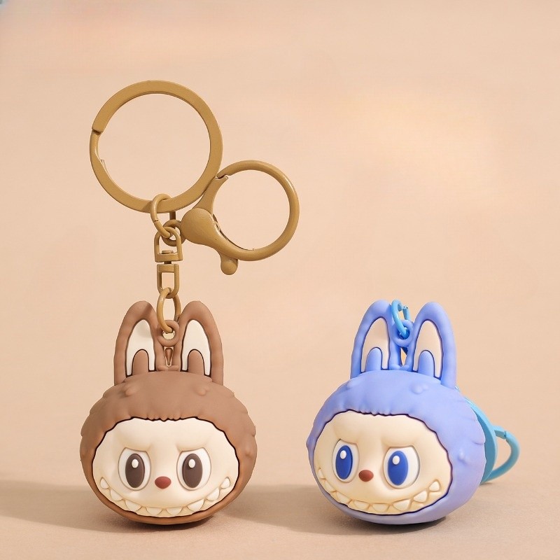 POP MART 3D Labubu Keychain Cute Bag Student Pendant Gift for Favorite ...