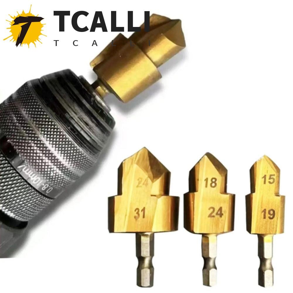 TCALLI Water Pipe Fitting Reamer, PPR Hole Opening Plumbing Pipe Reamer ...