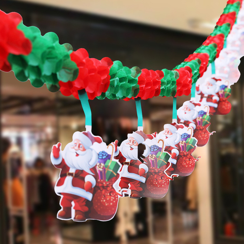 3M Merry Christmas Garland Banner & Bunting Xmas Party Decoration Flag ...