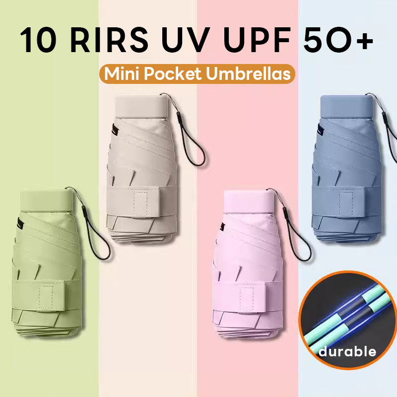 umbrella sunscreen anti-ultraviolet female compact portable sunny and ...