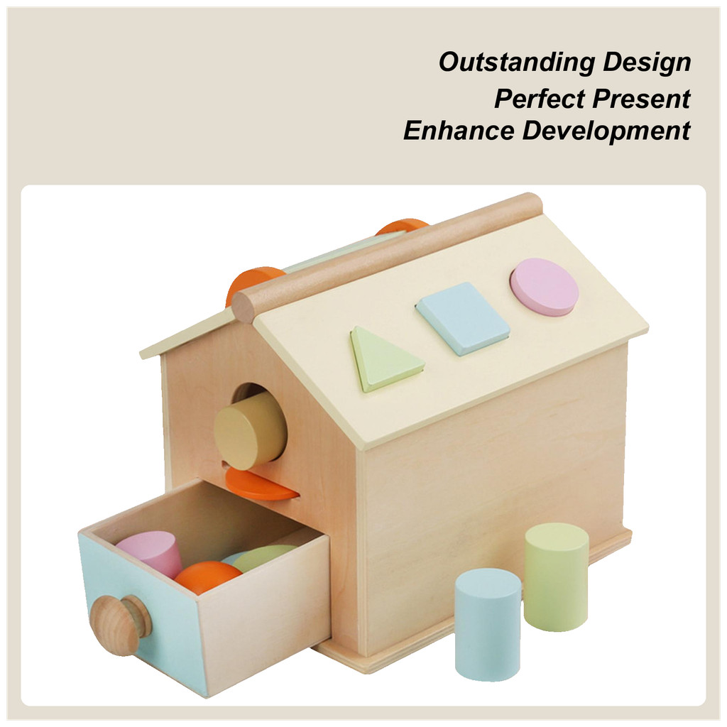 Shape Sorting Shape Sorter Solid Wood Sorting Toys Learning and ...