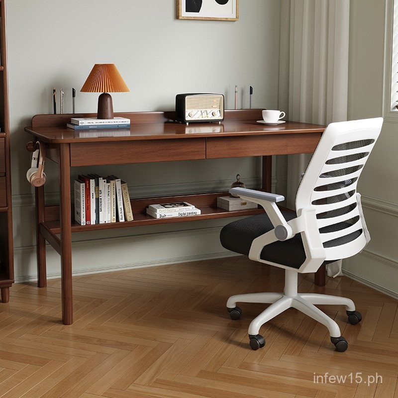 Solid Wood Desk Simple Home Office Desk Student Writing Desk Bedroom ...