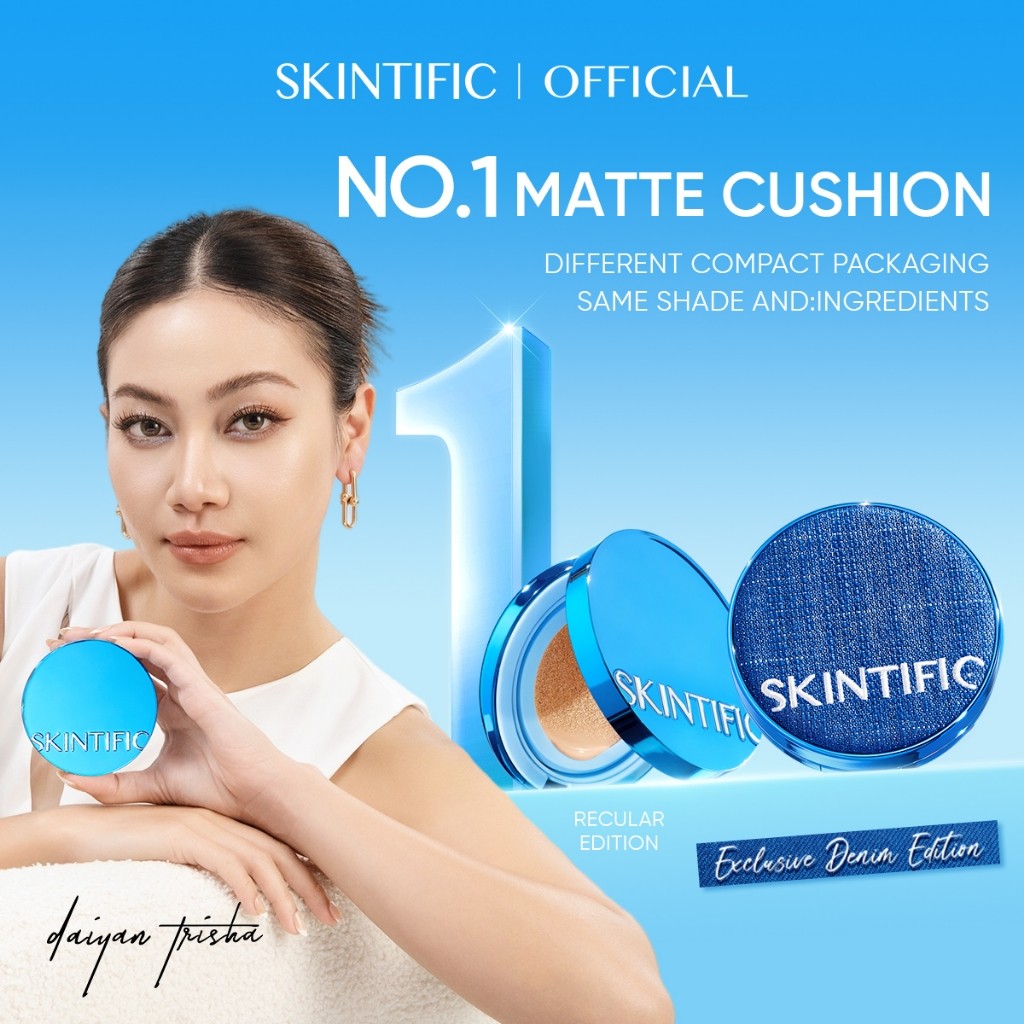 [Limited] SKINTIFIC Full Coverage Matte Cushion Foundation Concealer ...