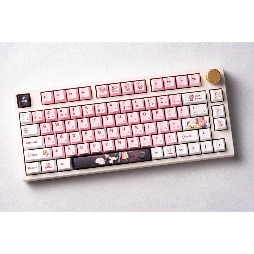 Anya Cherry Profile Dye-Sub PBT Keycaps Full Set (134-Keys) | Shopee ...