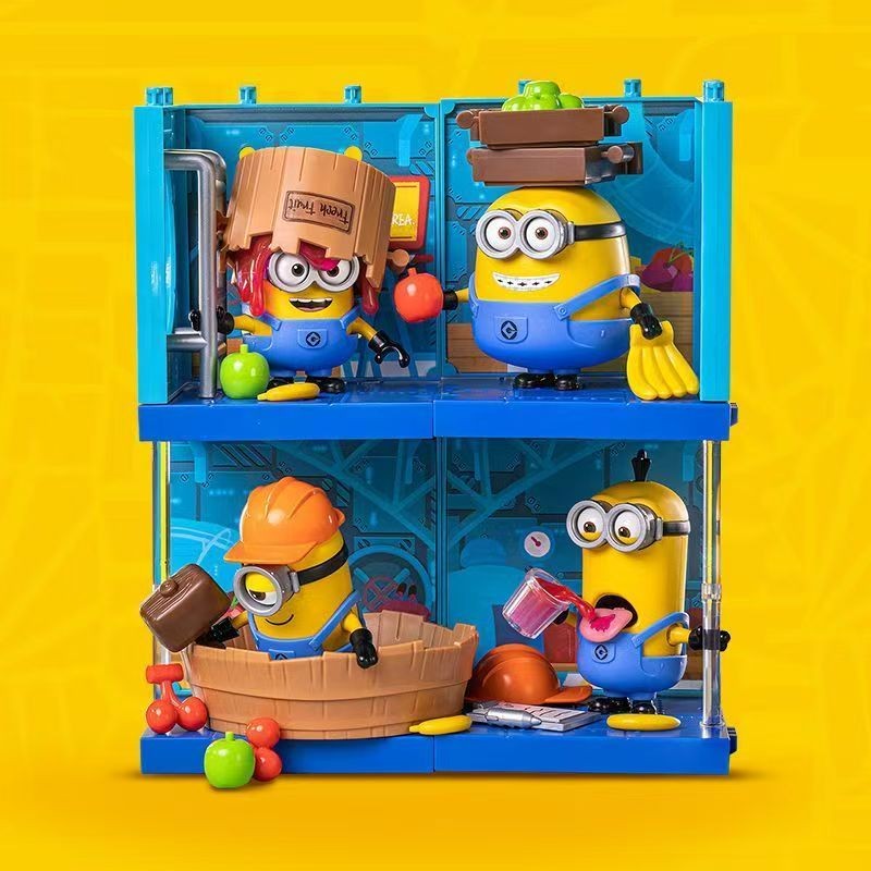 Pluco Building Blocks Magic Edition Minions Partner Children Assembling ...