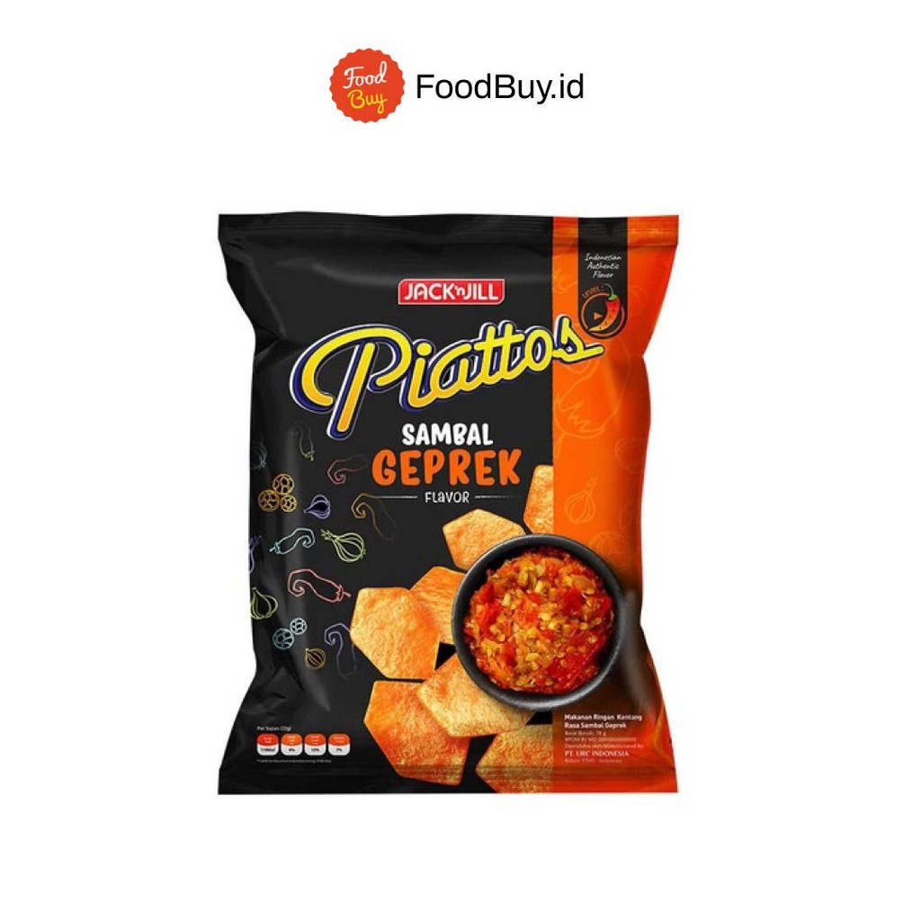 Piattos Potato Snack with Geprek Chili Flavor 35g | Shopee Philippines